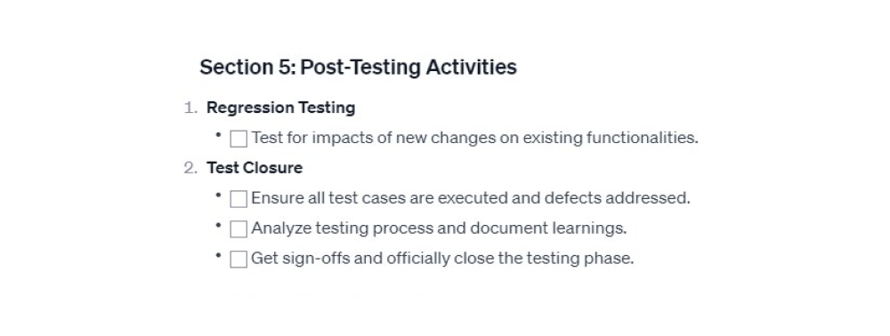 The Only Software Testing Checklist You Need