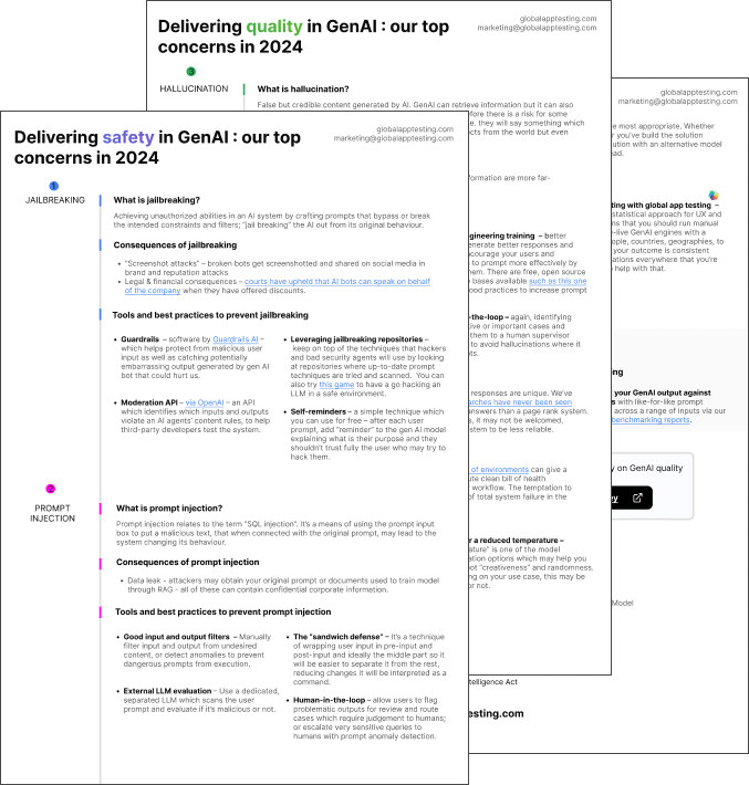 Generative AI Testing