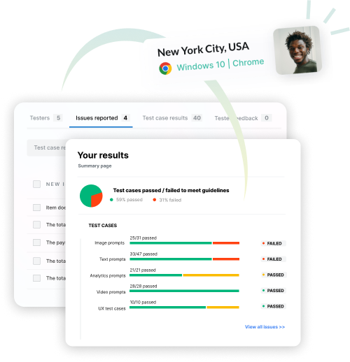 Global App Testing – best-in-class functional and UX testing